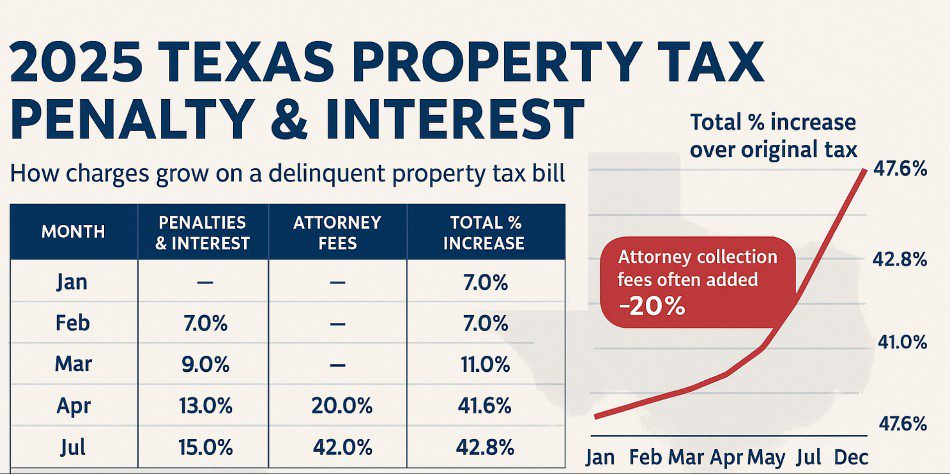 2025 Texas Property Tax Penalty & Interest Chart